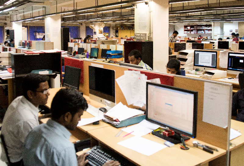 India editorial project management